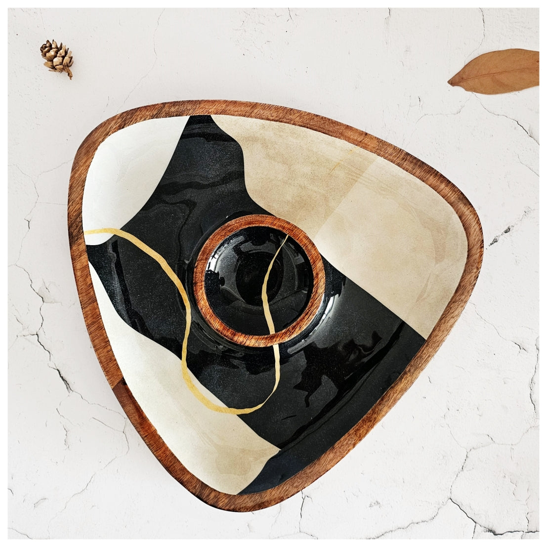 Buy Triangle Dip Dish Platter - Wabi Sabi Online at Rs. 3,100.00 ...
