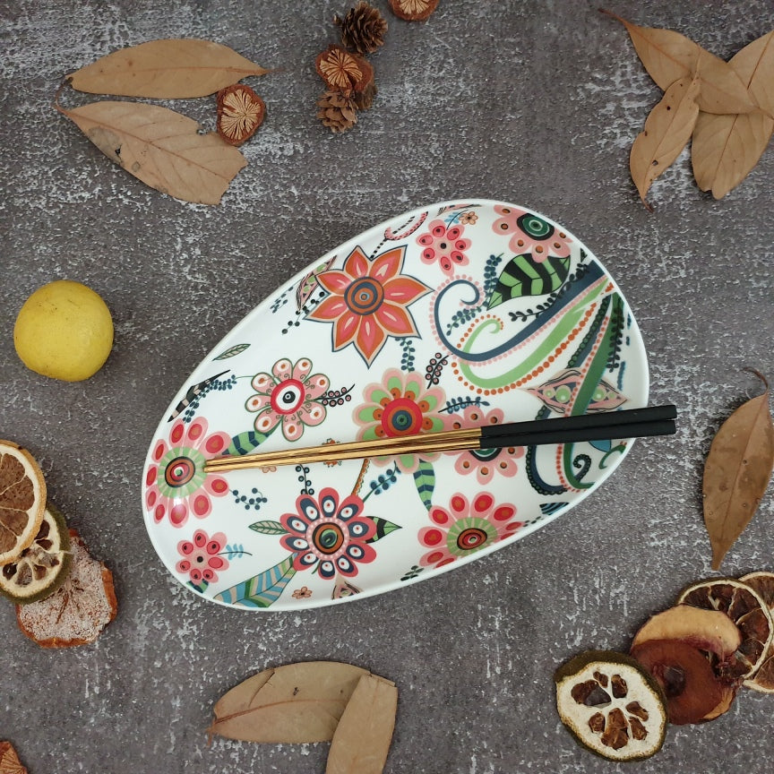 Buy Ceramic - Floral Printed - Dip Dish Online at Rs. 3,000.00 | Blank ...