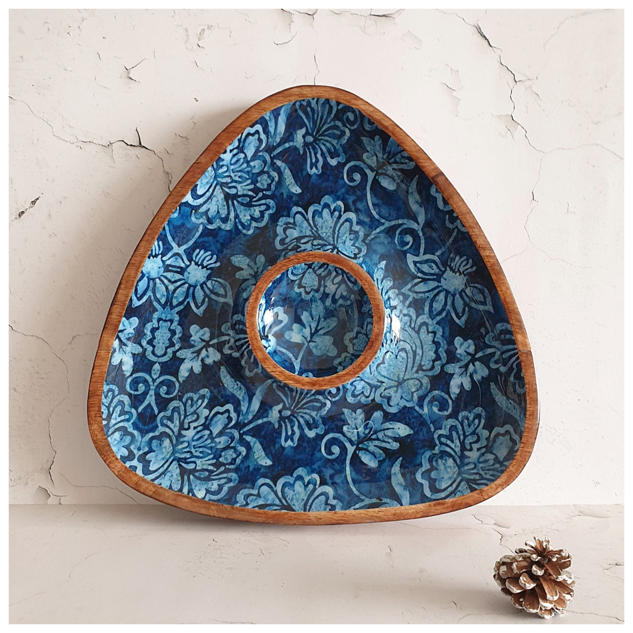 Buy Triangle Dip Dish Platter - Ink Ivy Online at Rs. 3,300.00 | Blank ...